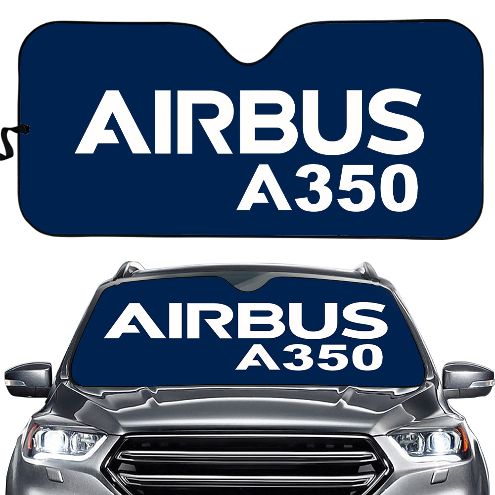 Airbus A350 & Text Designed Car Sun Shade – Aviation Shop