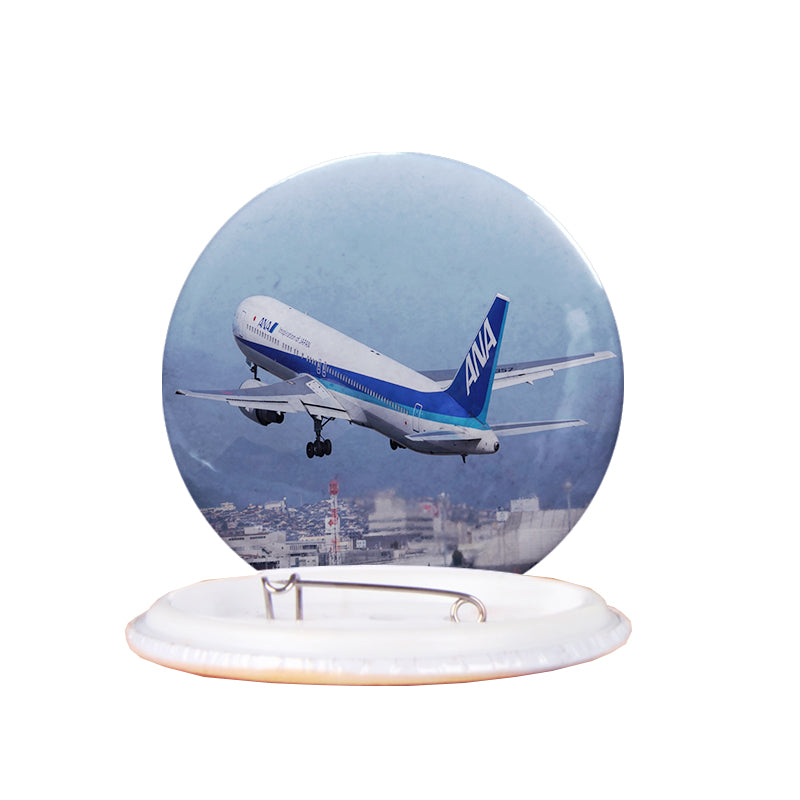 Departing ANA's Boeing 767 Designed Pins – Aviation Shop