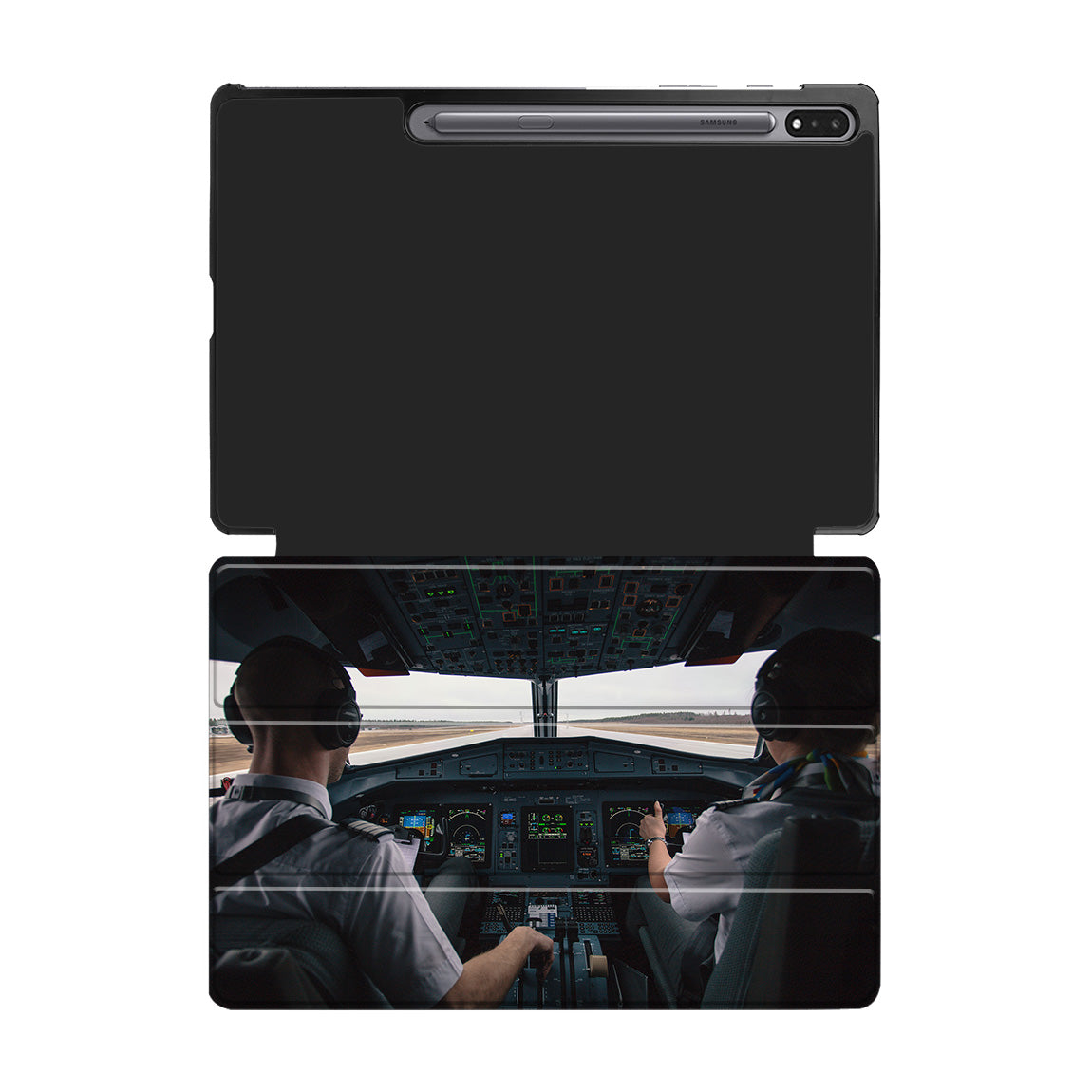 Departing Aircraft's Cockpit Designed Samsung Tablet Cases – Aviation Shop