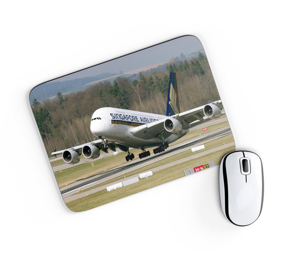 Departing Singapore Airlines A380 Designed Mouse Pads – Aviation Shop