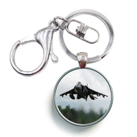 Departing Super Fighter Jet Designed Circle Key Chains – Aviation Shop