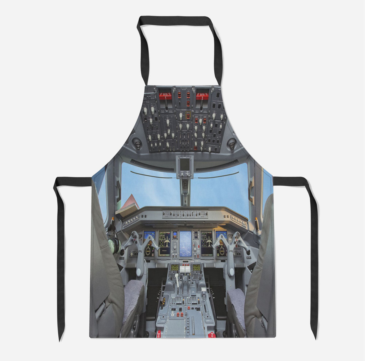 Embraer E190 Cockpit Designed Kitchen Aprons – Aviation Shop