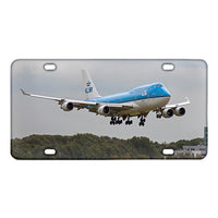Landing KLM's Boeing 747 Designed Metal (License) Plates – Aviation Shop