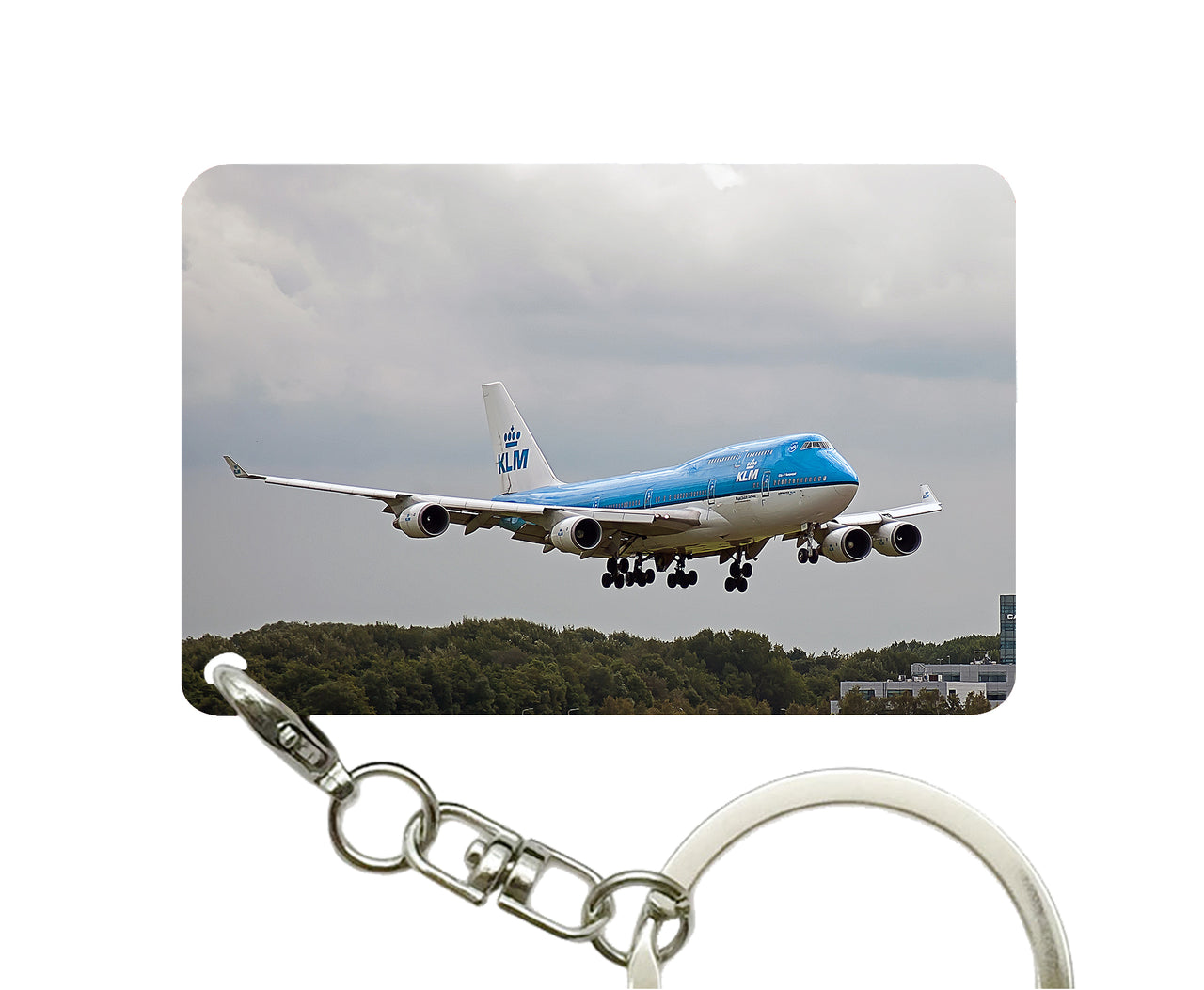 Landing KLM's Boeing 747 Designed Key Chains – Aviation Shop