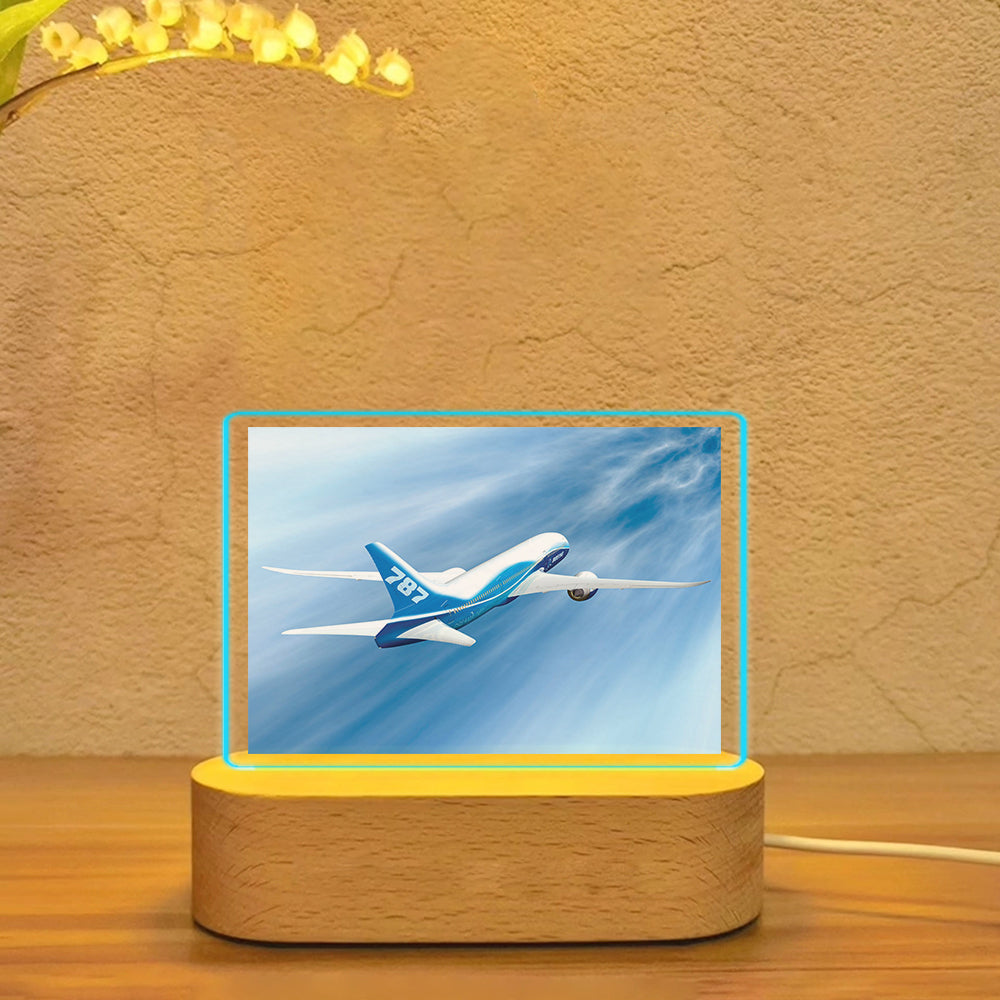 Beautiful Painting of Boeing 787 Dreamliner Designed Night Lamp ...