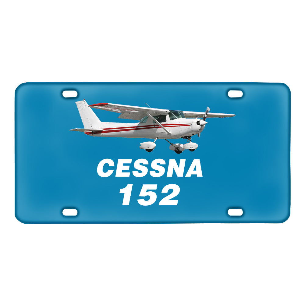 The Cessna 152 Designed Metal (License) Plates – Aviation Shop