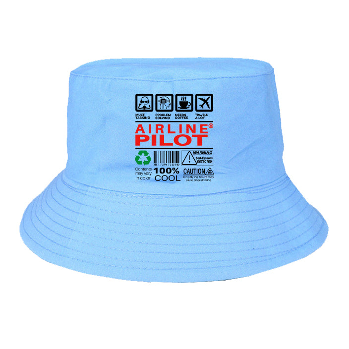 Airline Pilot Label Designed Summer & Stylish Hats – Aviation Shop