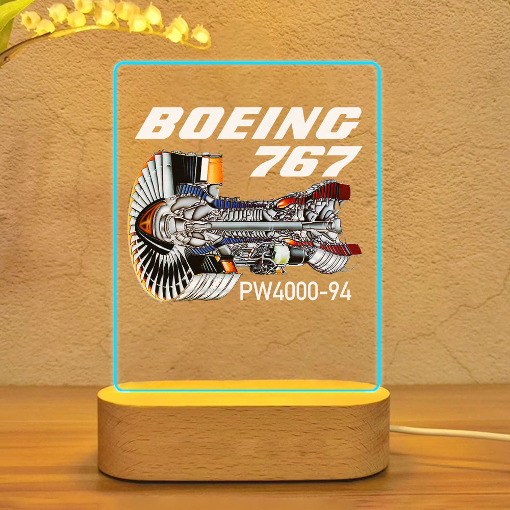 Boeing 767 Engine (PW4000-94) Designed Night Lamp – Aviation Shop