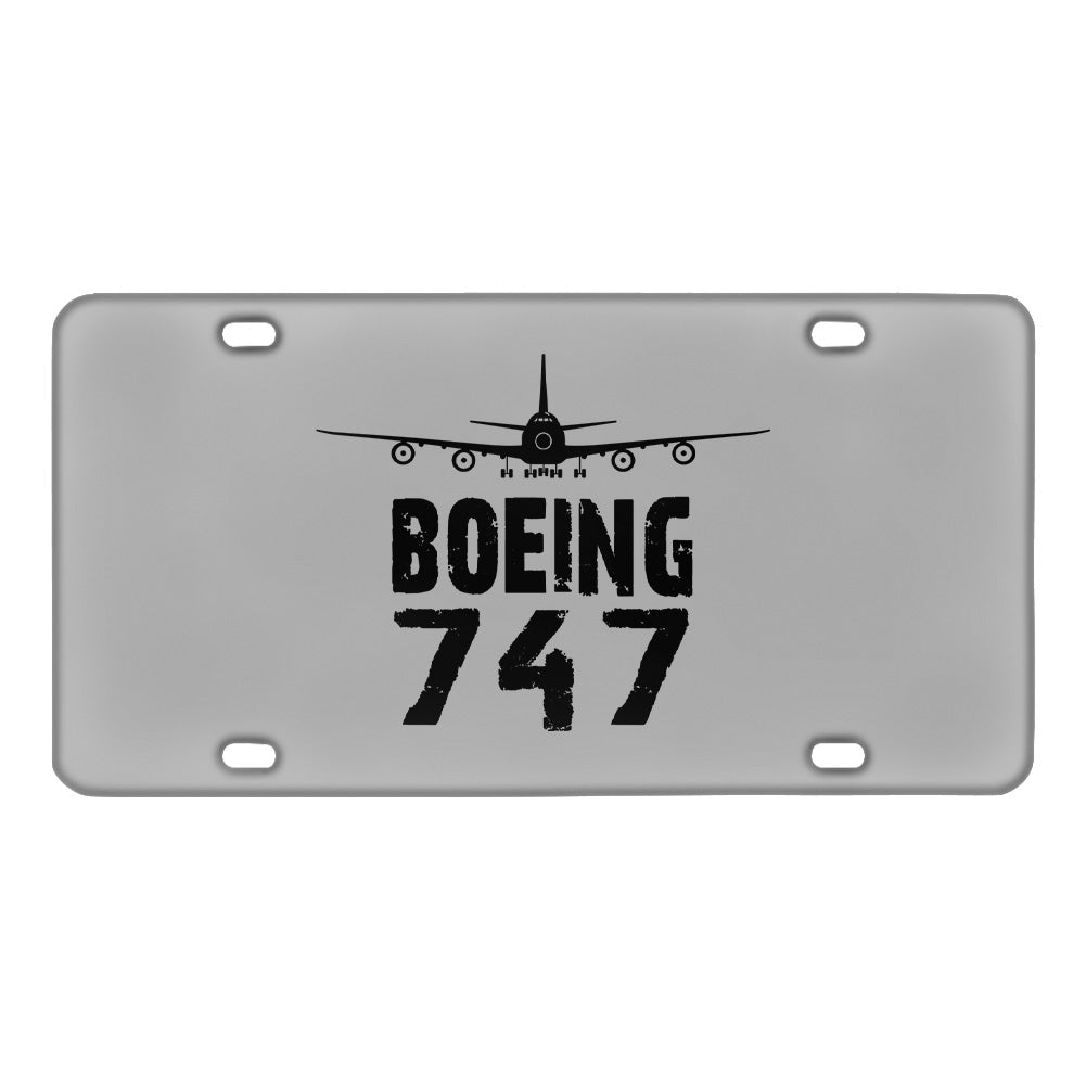 Boeing 747 & Plane Designed Metal (License) Plates – Aviation Shop