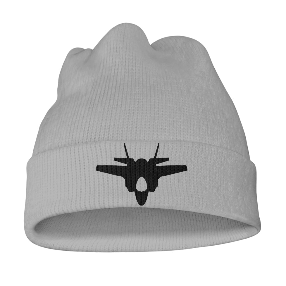 Fighter Jet 35 Silhouette Knit 3D Beanies – Aviation Shop