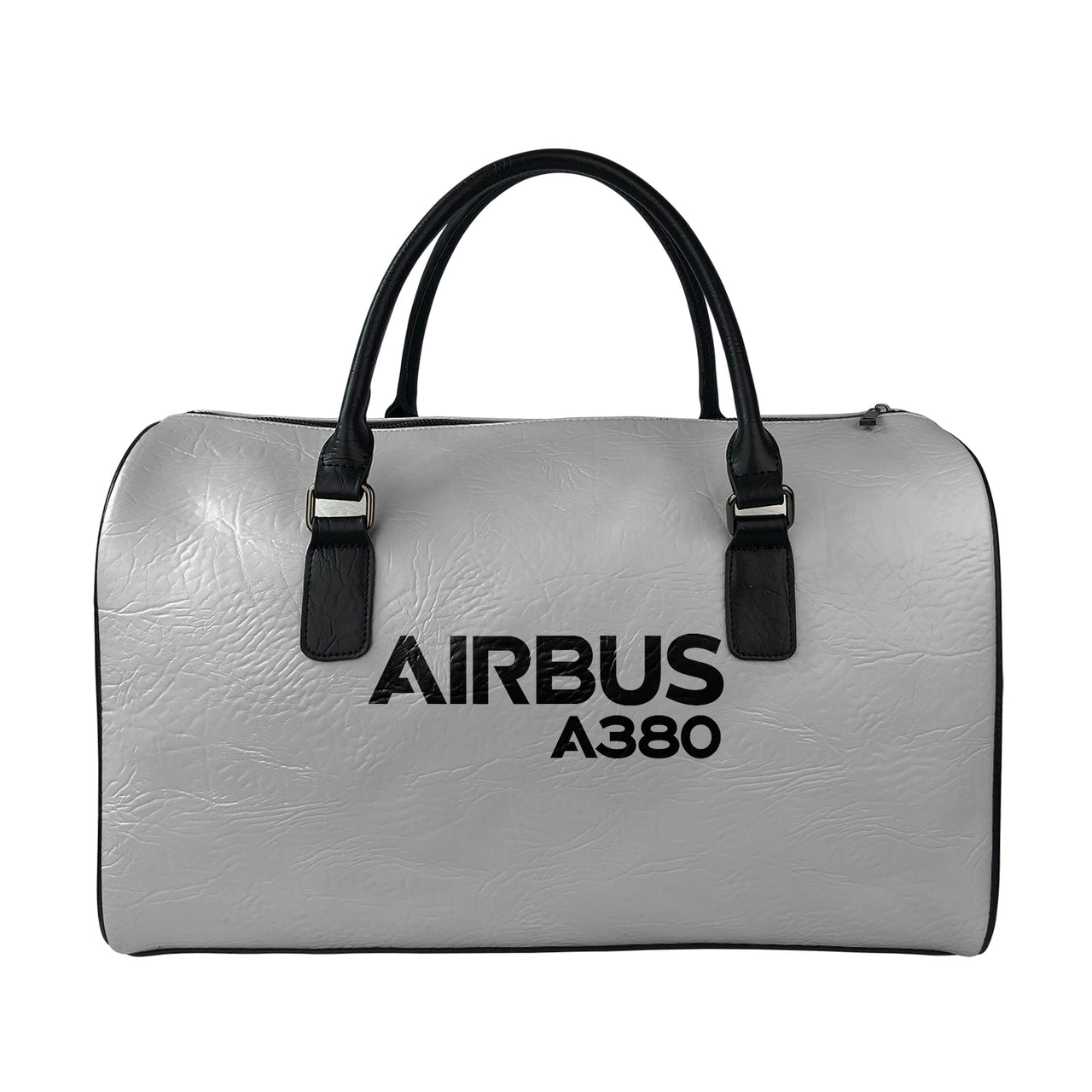 Airbus A380 & Text Designed Leather Travel Bag – Aviation Shop