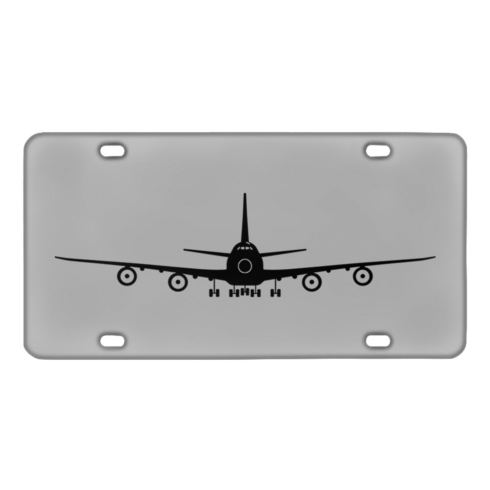 Boeing 747 Silhouette Designed Metal (License) Plates – Aviation Shop