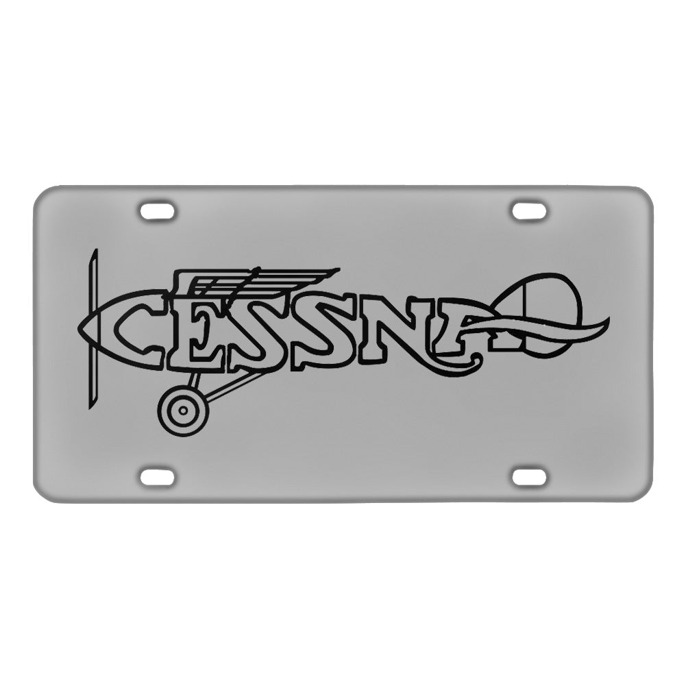 Special Cessna Text Designed Metal (License) Plates – Aviation Shop