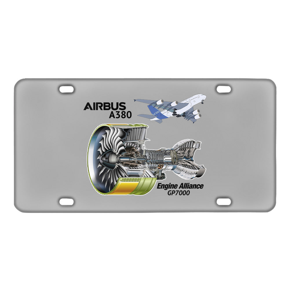 Airbus A380 & GP7000 Engine Designed Metal (License) Plates – Aviation Shop