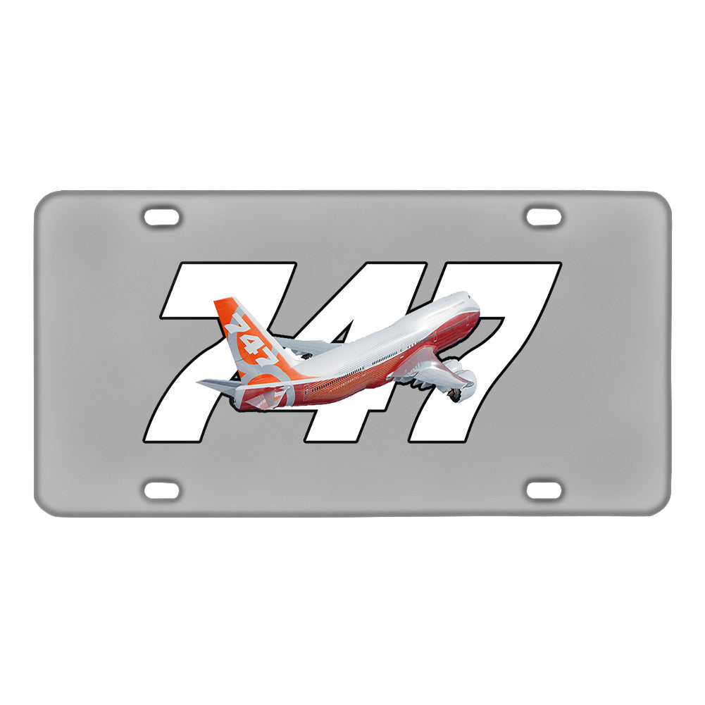 Super Boeing 747 Intercontinental Designed Metal (License) Plates ...