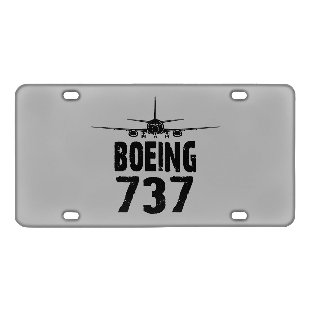 Boeing 737 & Plane Designed Metal (License) Plates – Aviation Shop