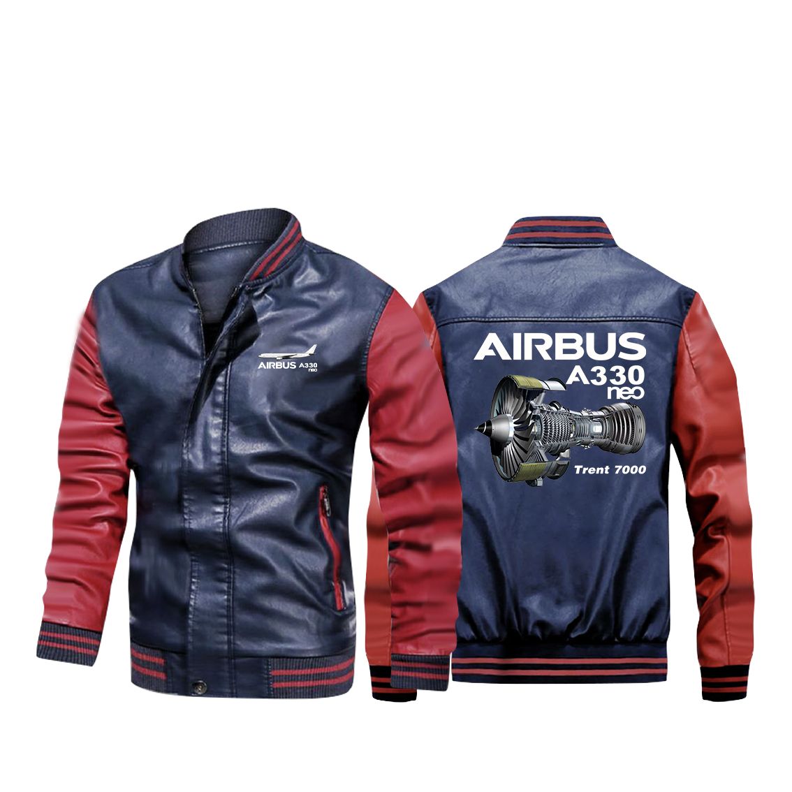 The Airbus A330neo Designed Stylish Leather Bomber Jackets – Aviation Shop