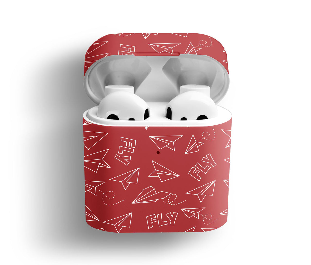 Paper Airplane & Fly (Red) Designed AirPods Cases – Aviation Shop