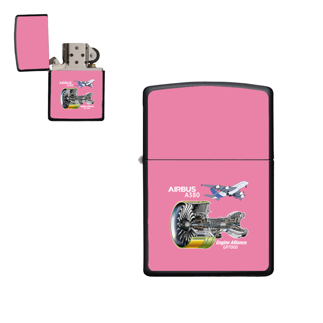 Airbus A380 & GP7000 Engine Designed Metal Lighters – Aviation Shop