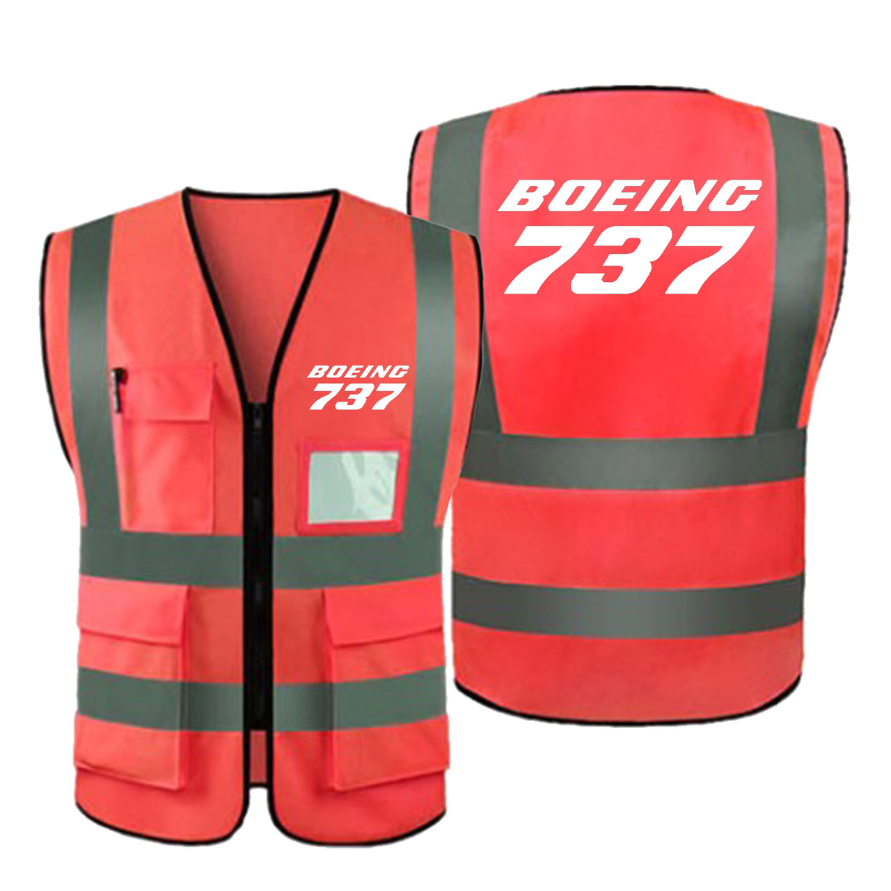Boeing 737 & Text Designed Reflective Vests – Aviation Shop