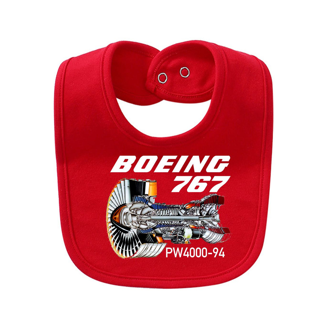 Boeing 767 Engine (PW4000-94) Designed Baby Saliva & Feeding Towels ...