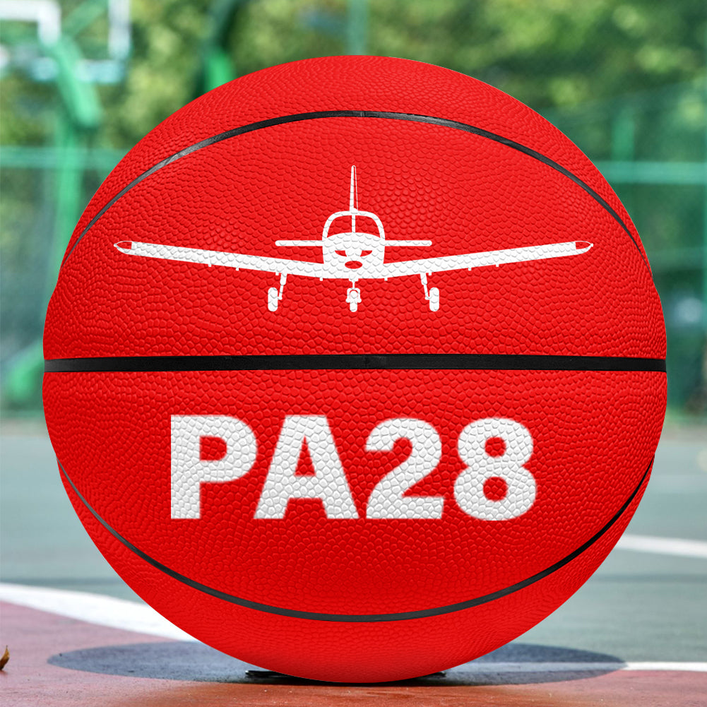 Piper PA28 Silhouette Plane Designed Basketball – Aviation Shop