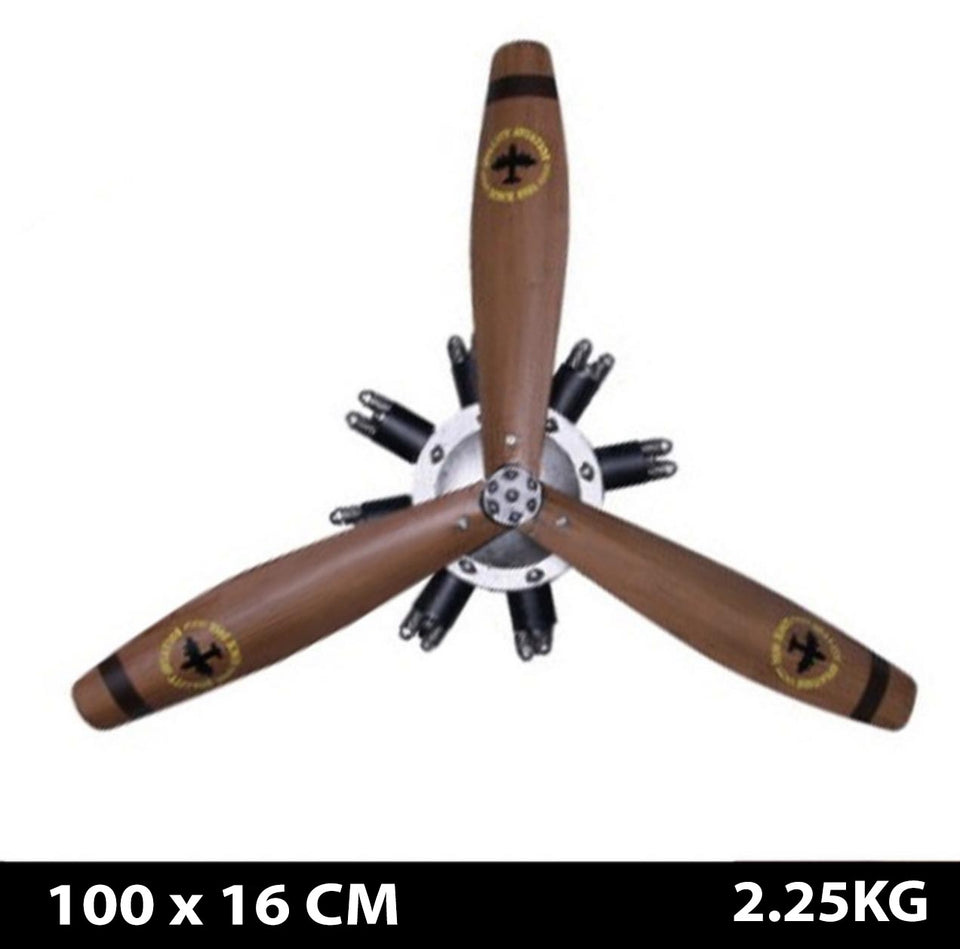 Decorative Metal Airplane Propeller | Shelly Lighting