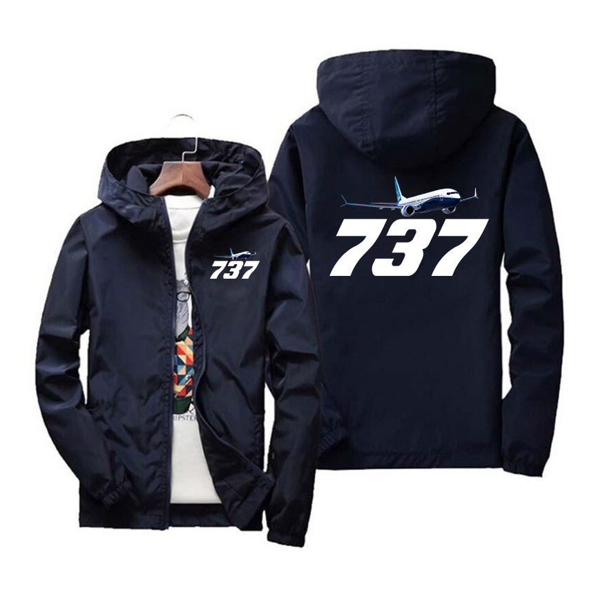 Super Boeing 737-800 Designed Windbreaker Jackets – Aviation Shop