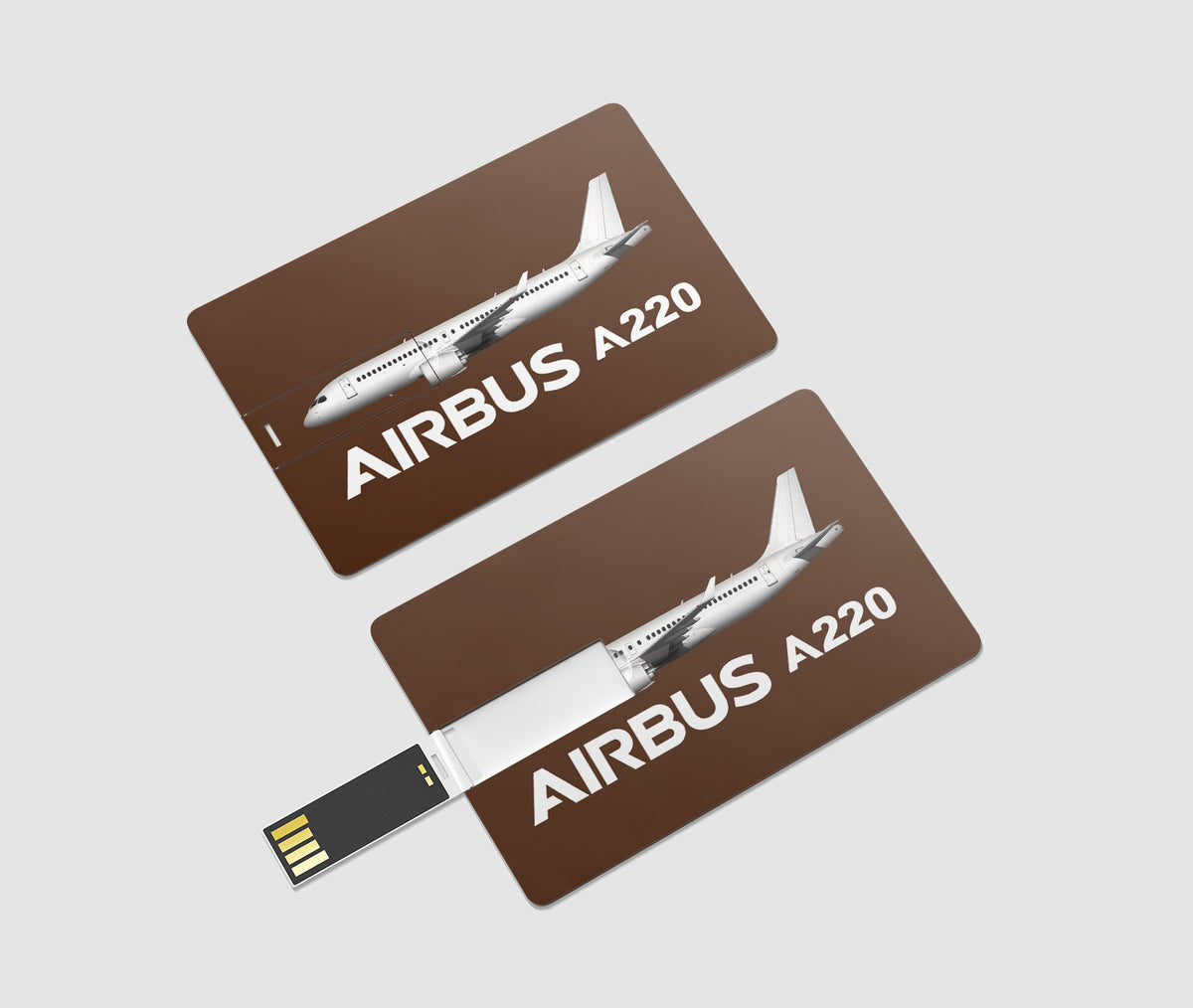 The Airbus A220 Designed USB Cards – Aviation Shop