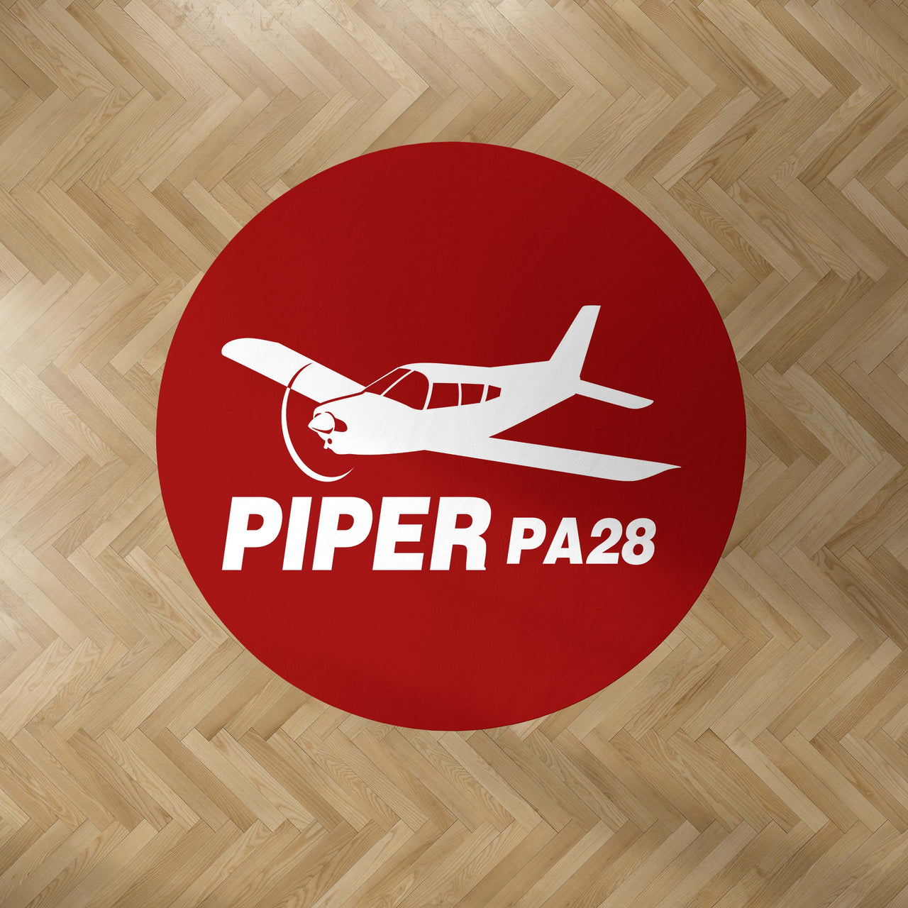 The Piper PA28 Designed Carpet & Floor Mats (Round) – Aviation Shop