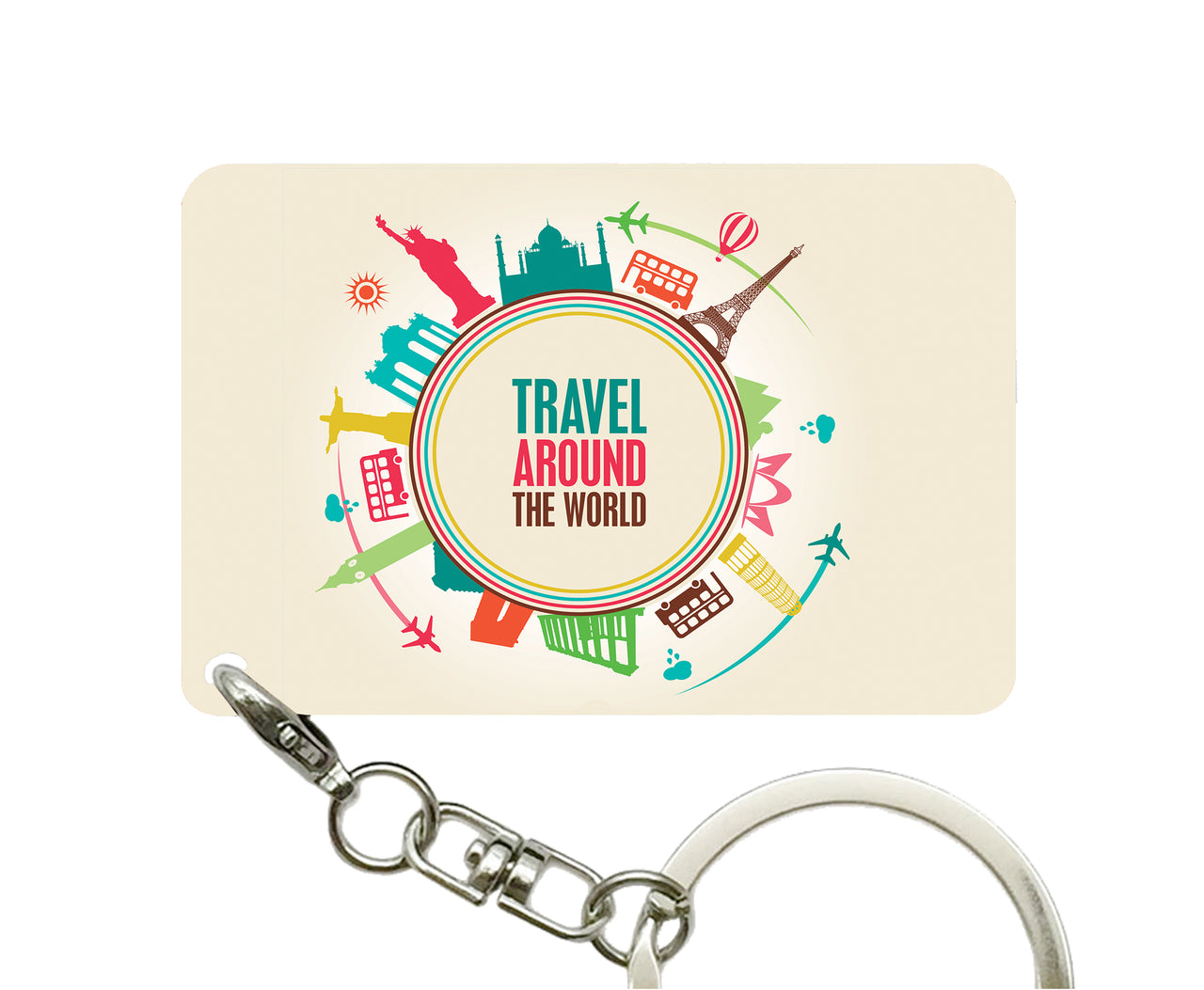 Travel Around The World Designed Key Chains – Aviation Shop