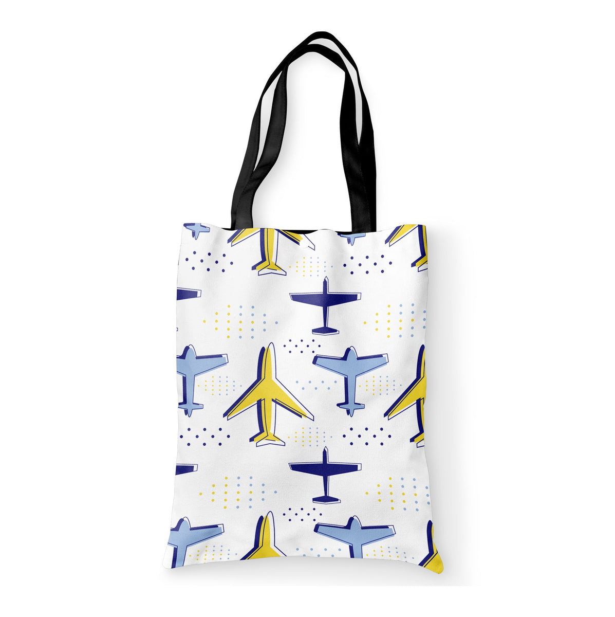 Very Colourful Airplanes Designed Tote Bags – Aviation Shop