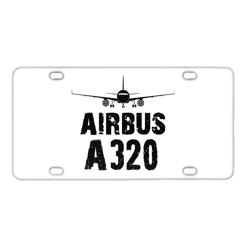 Airbus A320 & Plane Designed Metal (License) Plates – Aviation Shop
