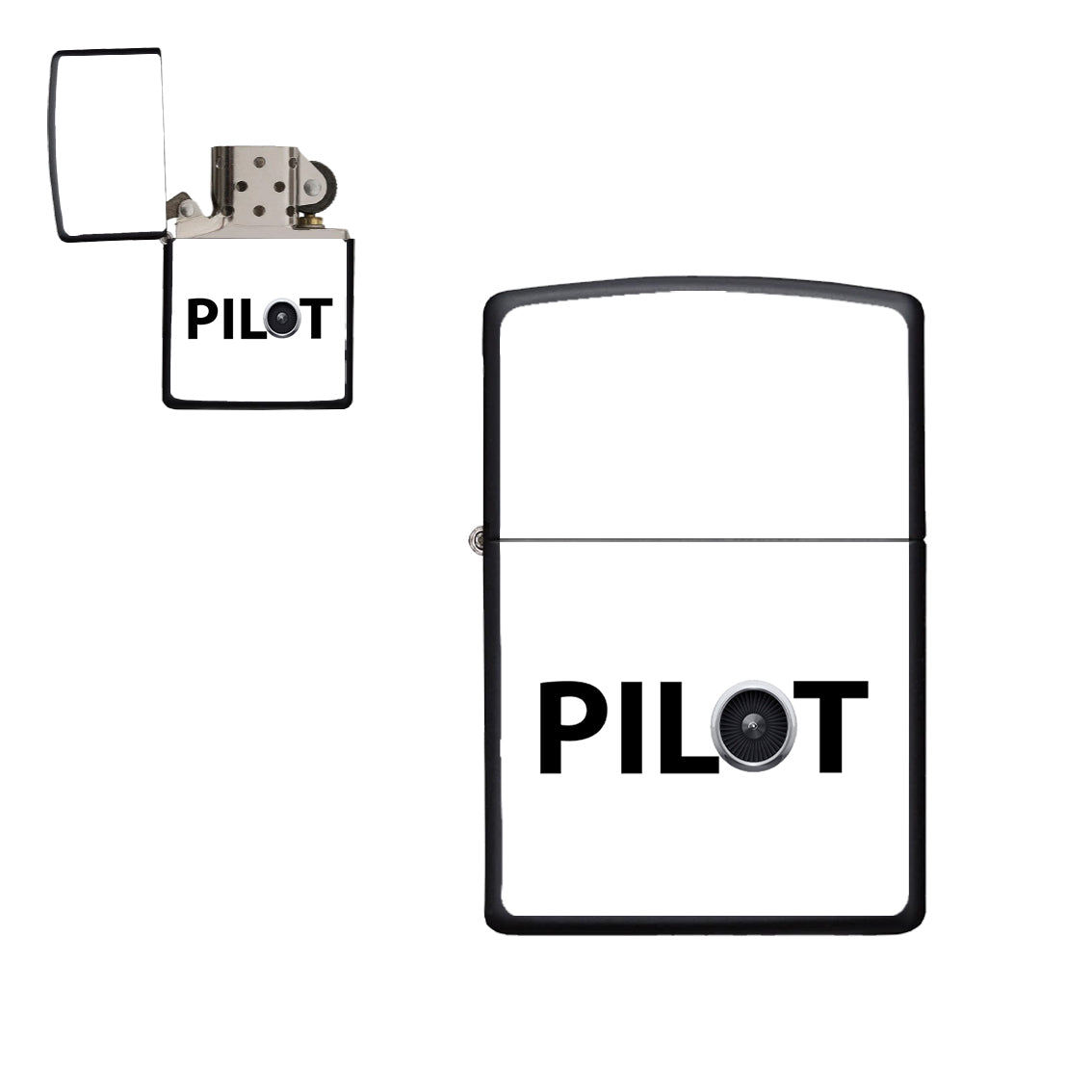 Pilot & Jet Engine Designed Metal Lighters – Aviation Shop