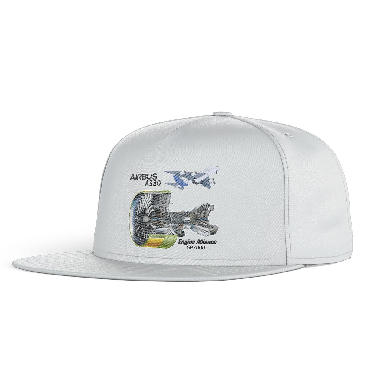 Airbus A380 & GP7000 Engine Designed Snapback Caps & Hats – Aviation Shop