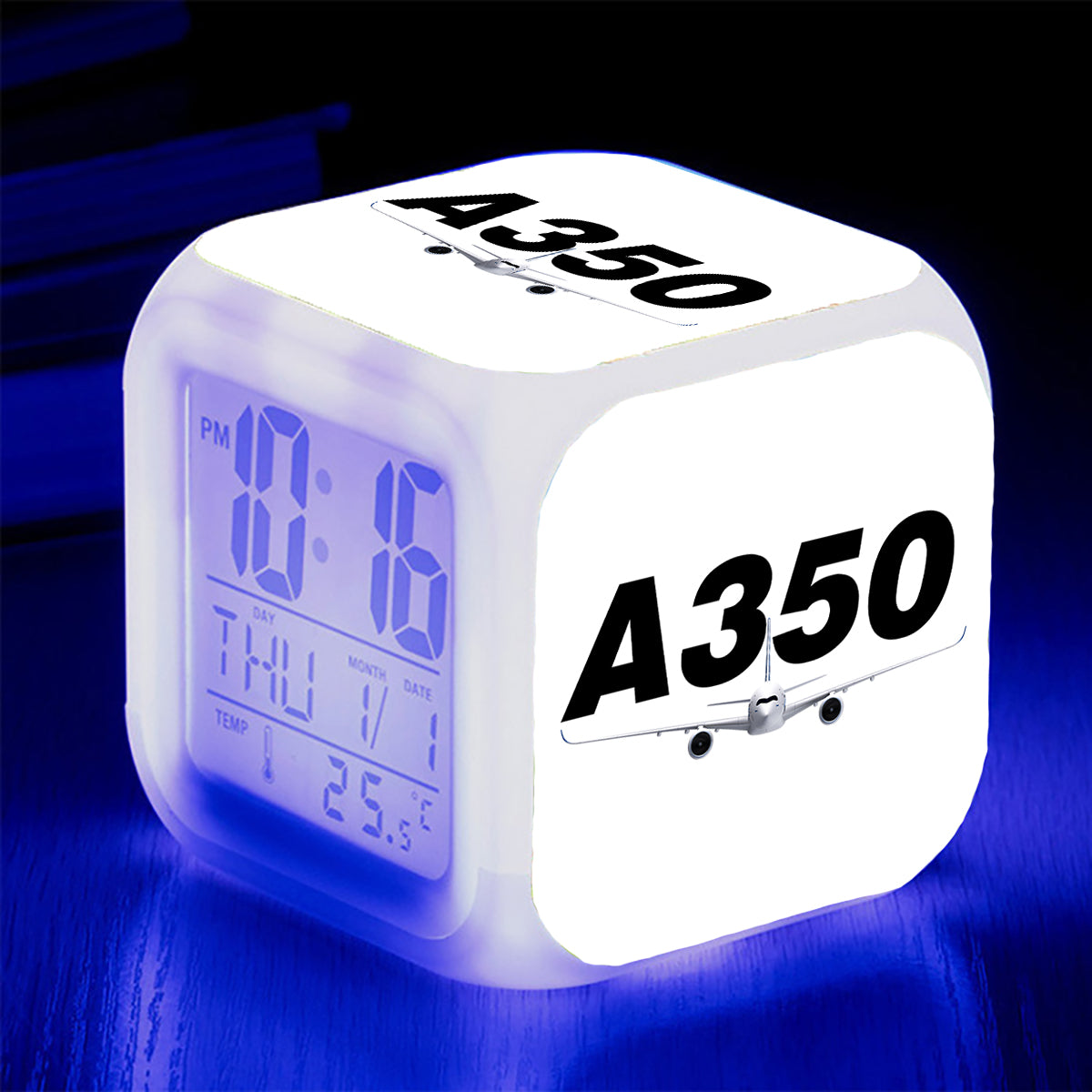 Super Airbus A350 Designed "7 Colour" Digital Alarm Clock – Aviation Shop