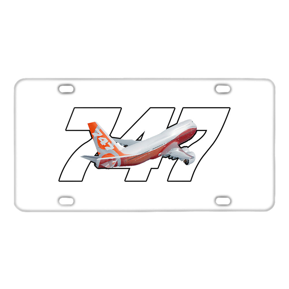 Super Boeing 747 Intercontinental Designed Metal (License) Plates ...
