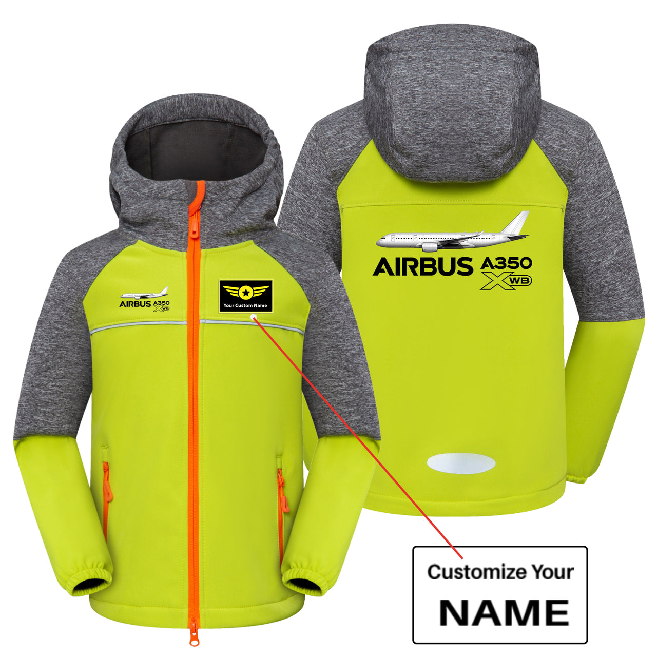 The Airbus A350 WXB Designed Children Polar Style Jackets – Aviation Shop